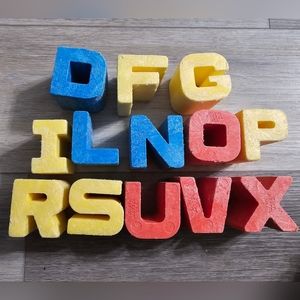 Mattel | Toys | Vintage Mattel 971 Partial Letter Set | Poshmark